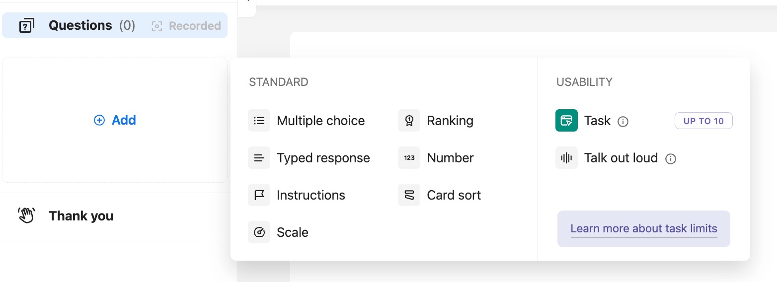 How to use Task Questions in an Express Usability Test – dscout